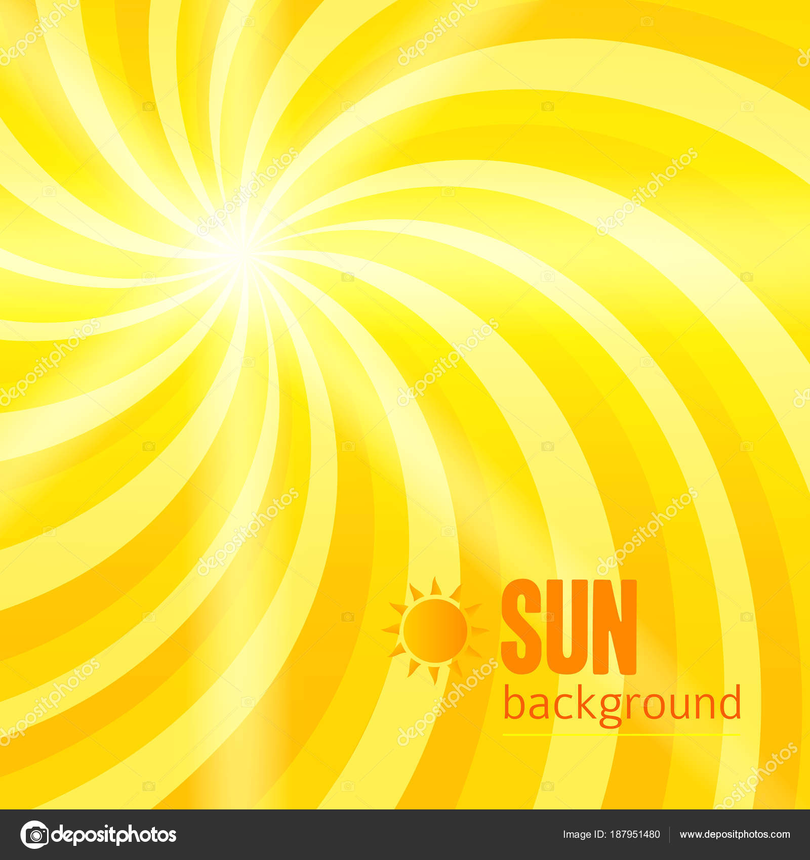 Yellow Sun Template