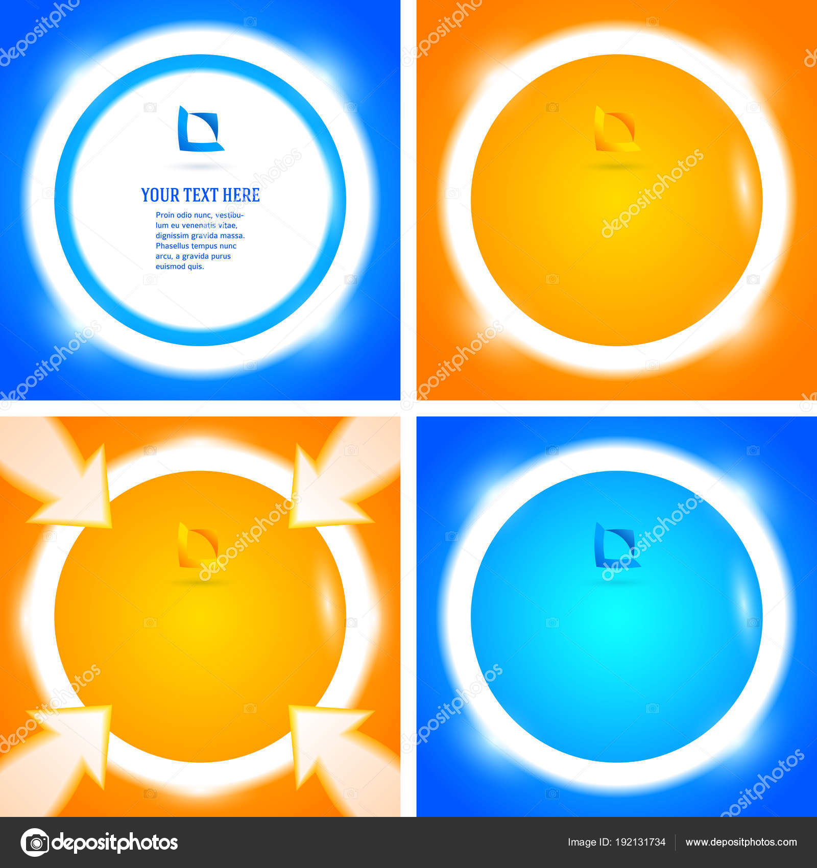 Set background Design elements glow light effect06 Stock Vector Image ...