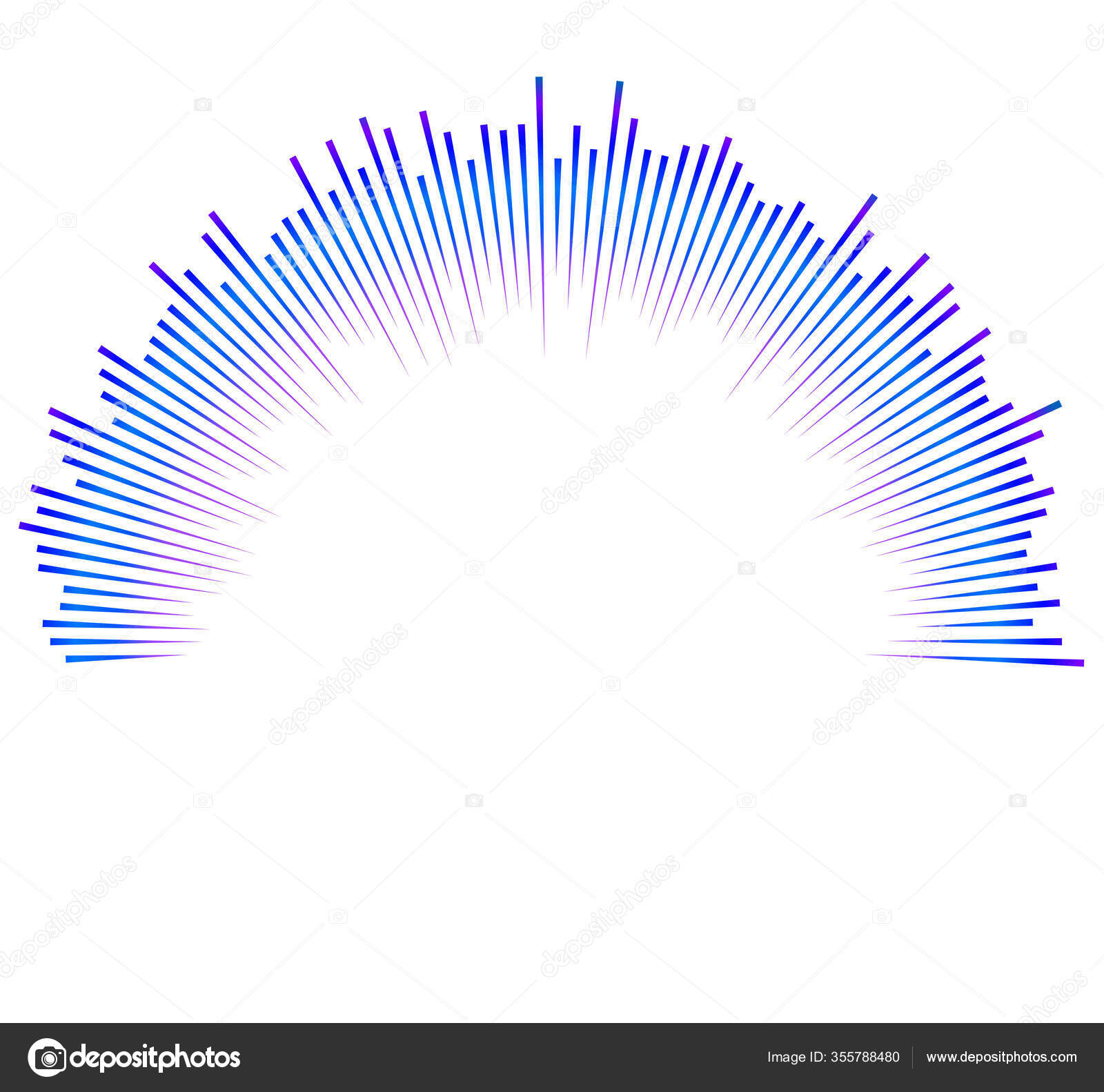 Color Equalizer Isolated White Background Vector Illustration Pulse ...