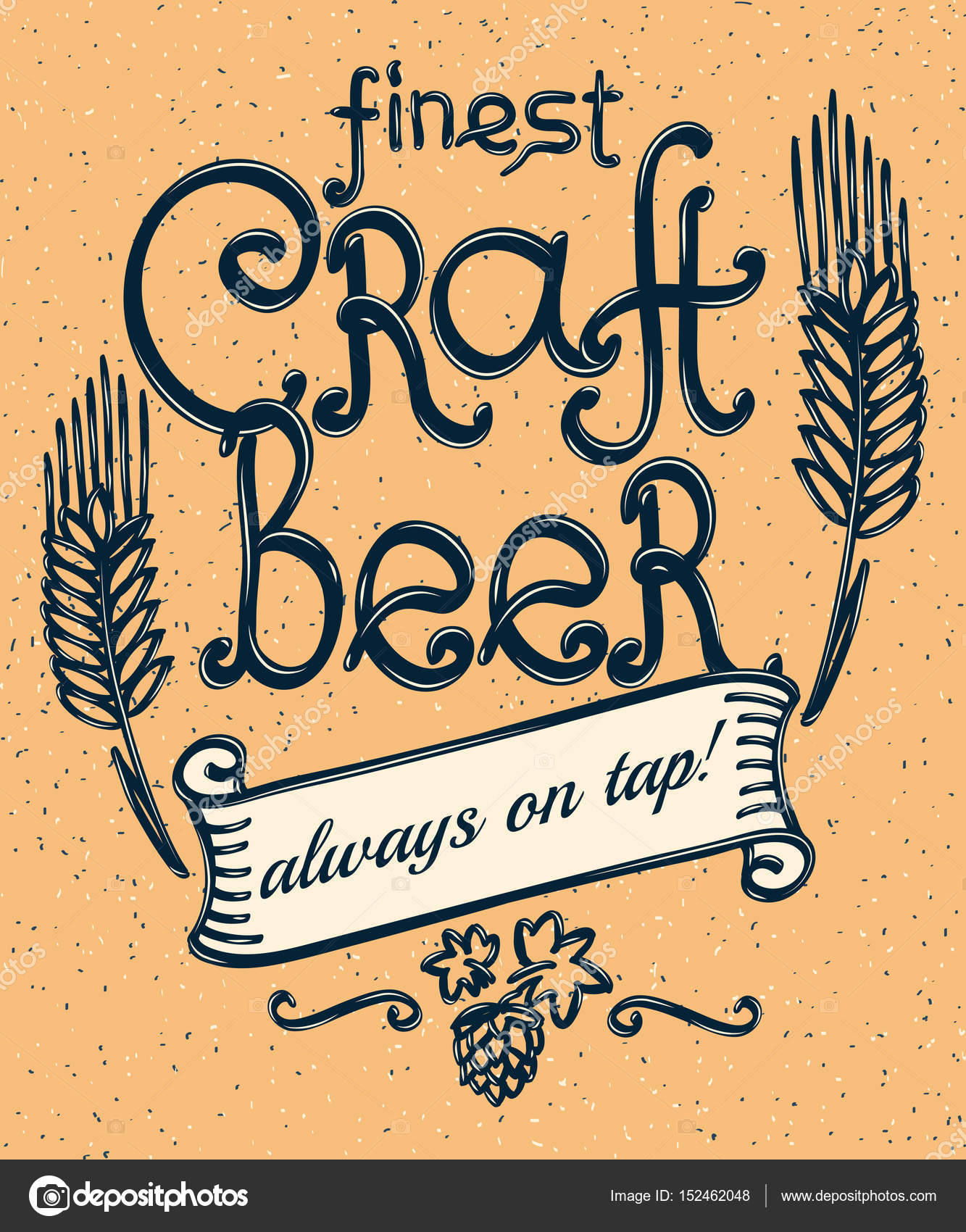 Craft beer emblem Stock Vector by ©alex_scholar 152462048