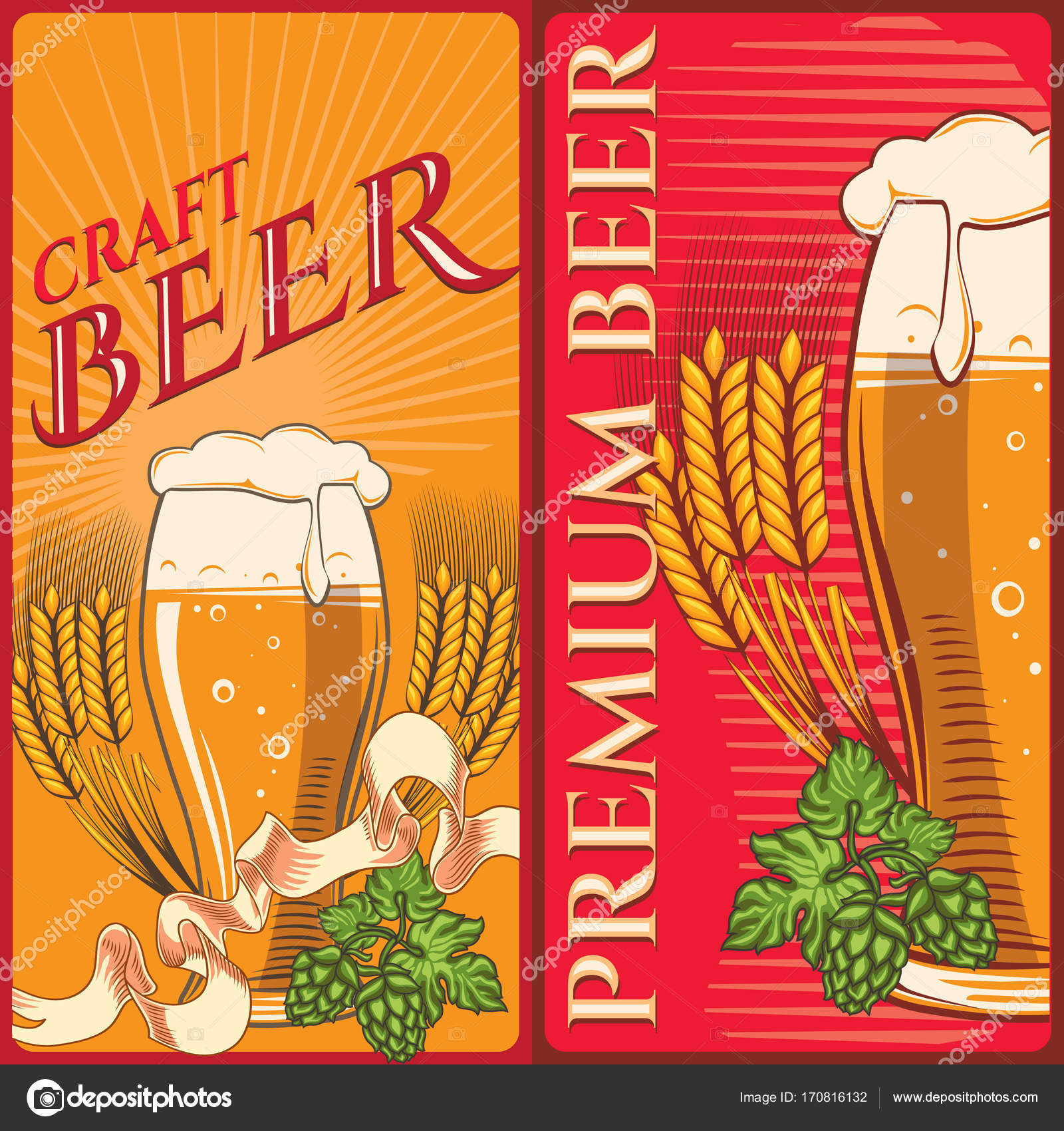 Craft beer emblem Stock Vector Image by ©alex_scholar #170816132