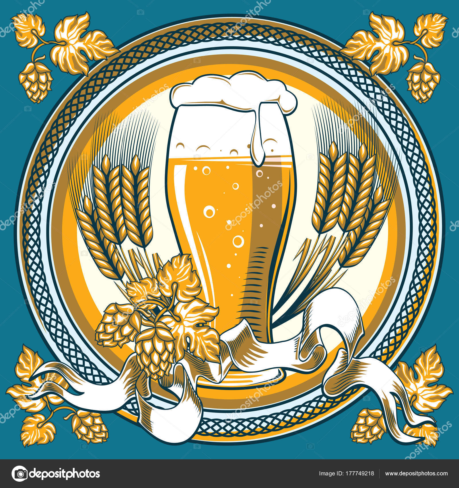 Craft beer emblem Stock Vector Image by ©alex_scholar #177749218