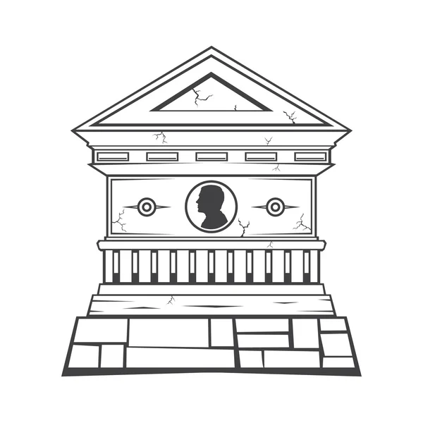 Bangunan makam Vector Art Stock Images | Depositphotos