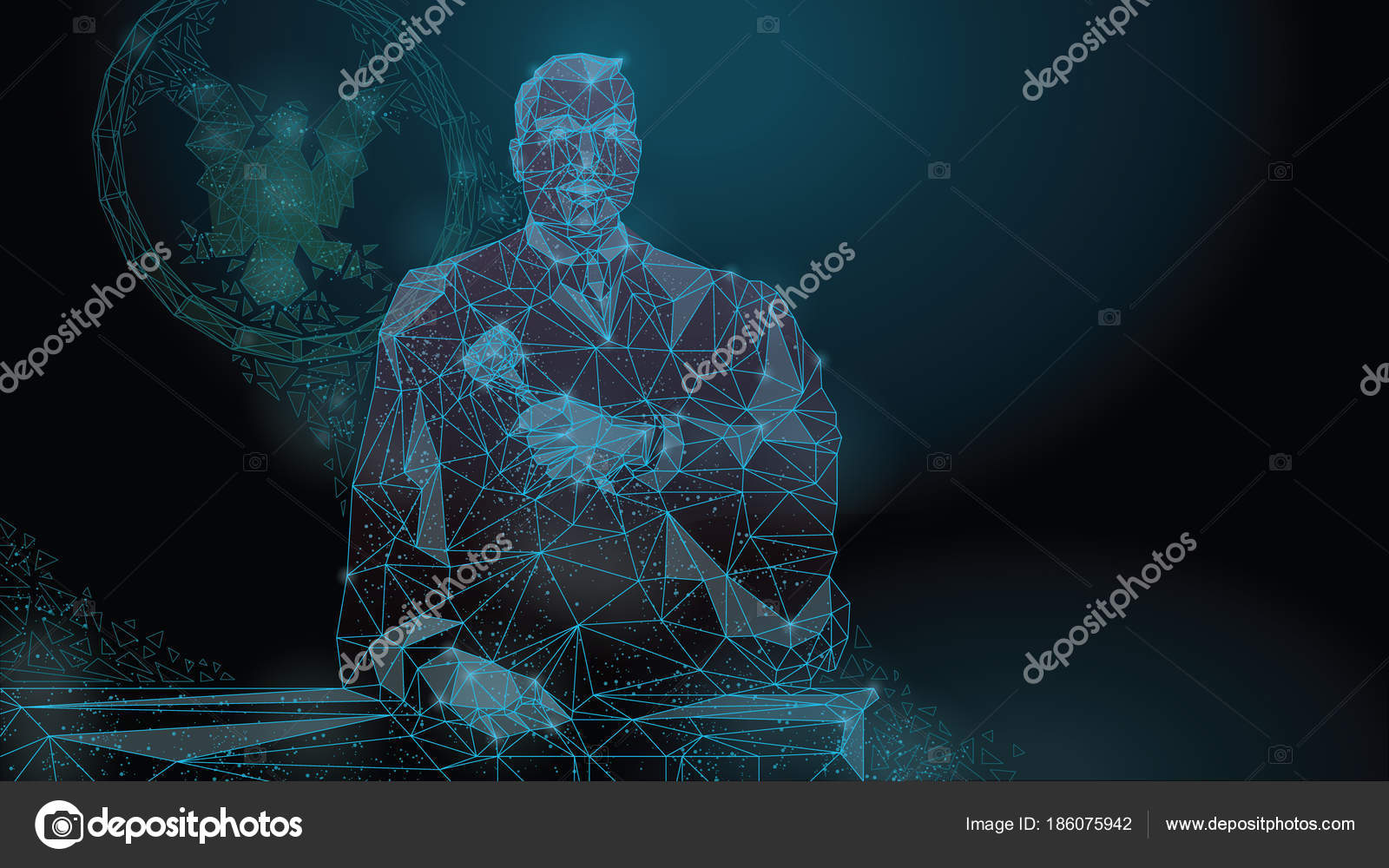 Judge low poly Stock Vector Image by ©derplan13 #186075942