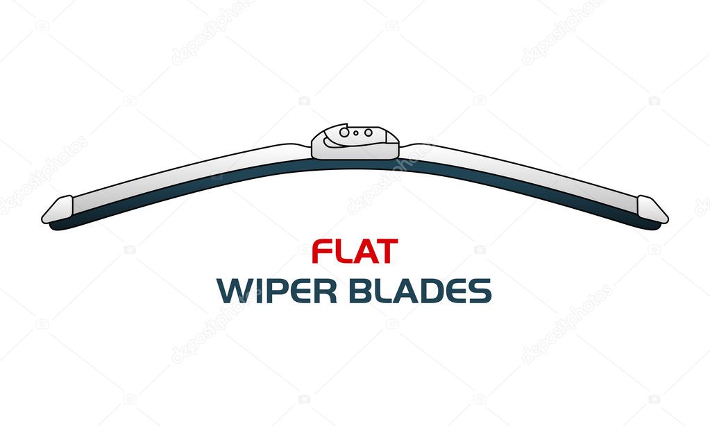 Vector illustration car WIPER BLADES. — Stock Vector © samorodinov ...