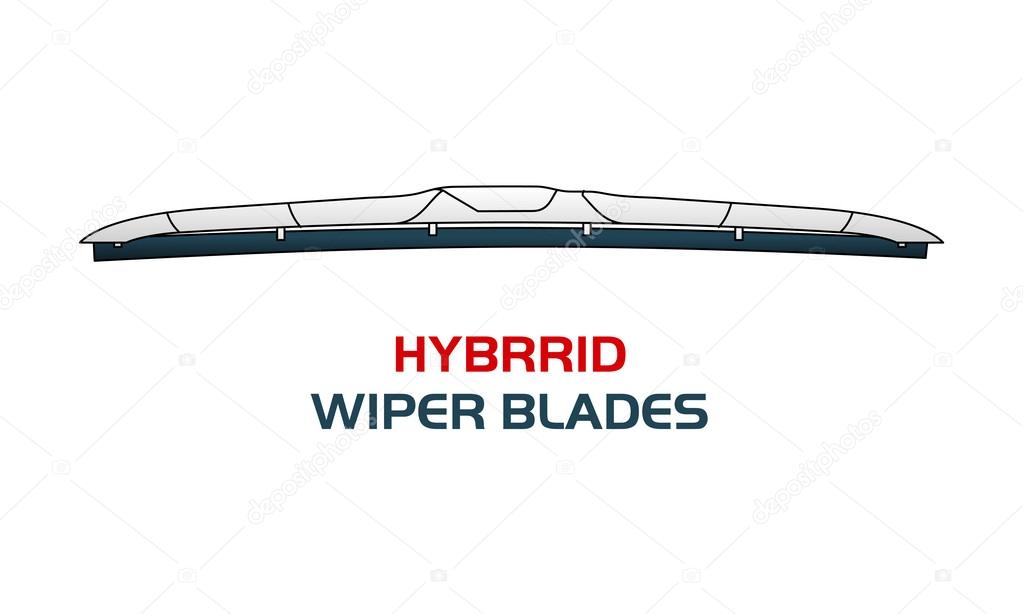 Vector illustration car WIPER BLADES. Stock Vector Image by ...