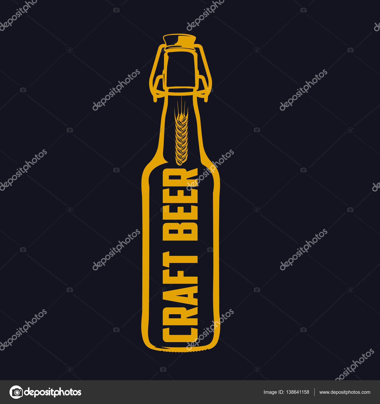Craft beer logo Stock Vector Image by ©samorodinov #138641158