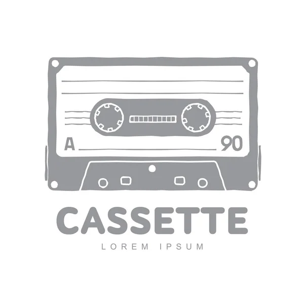 Compact tape cassettes logo Stock Vector Image by ©samorodinov #146733439