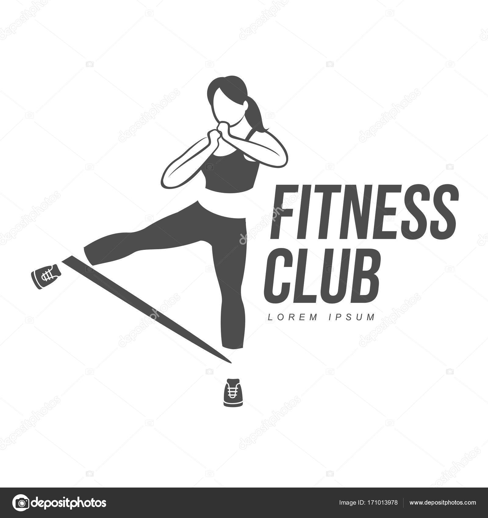 Logo de entrenamiento aeróbico Vector de stock por ©samorodinov 171013978