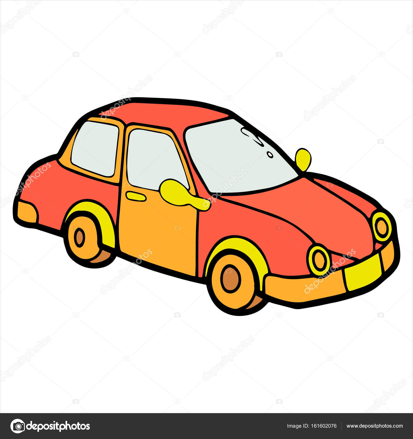 Mini Oto cartoon illustration isolated on white Stock Vector Image by ...