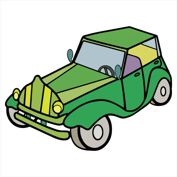 Mini Oto cartoon illustration isolated on white Stock Vector by ...