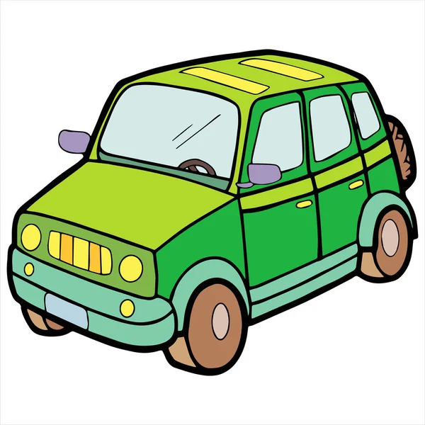 Mini Oto cartoon illustration isolated on white Stock Vector Image by ...