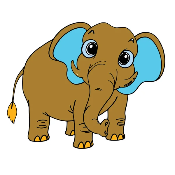 Kreslený slon — Stock Vektor © sararoom #29088729