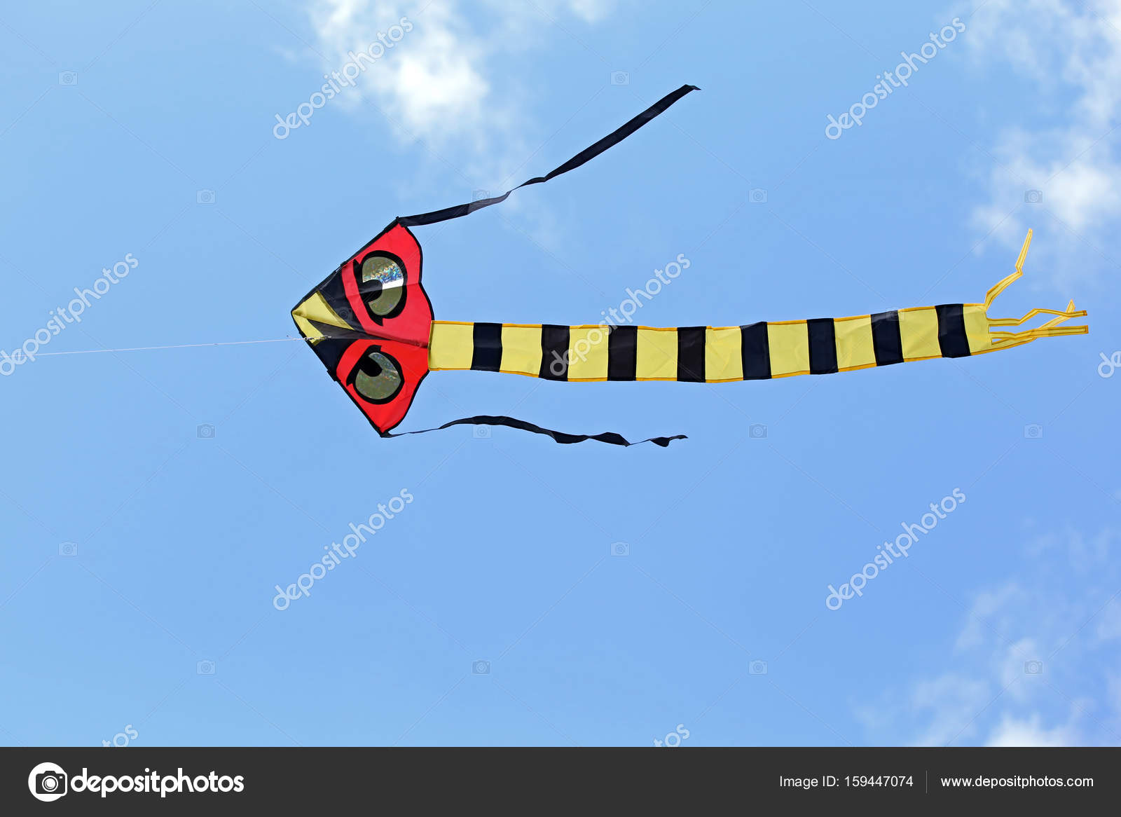 Scarecrow kite in the sky — Stock Photo © EBFoto #159447074