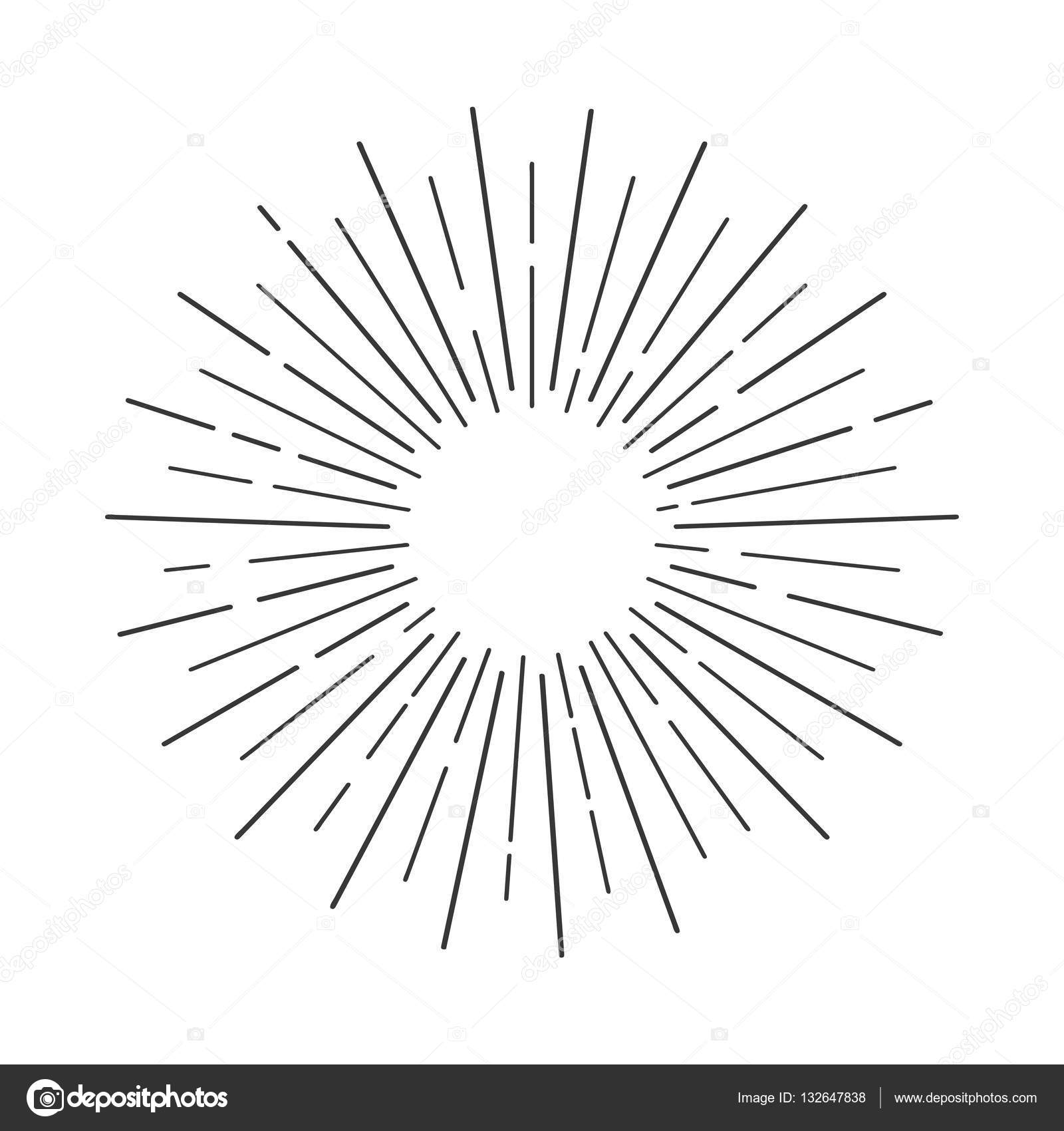 太阳射线形状图库矢量图作者：© 4zeva 132647838