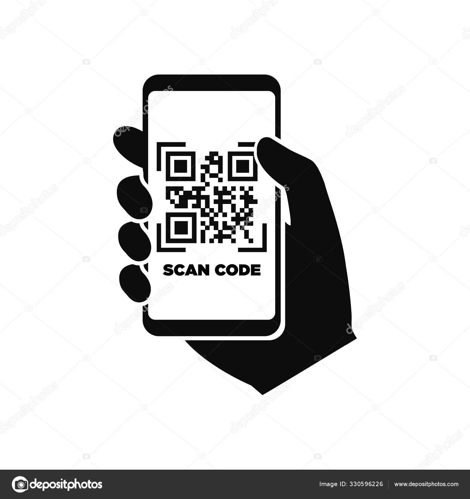 Scan Code Flat Icon Phone Barcode Vector Illustration Stock Vector by ... Scan Code Flat Icon Phone Barcode Vector Illustration Stock Vector by ...