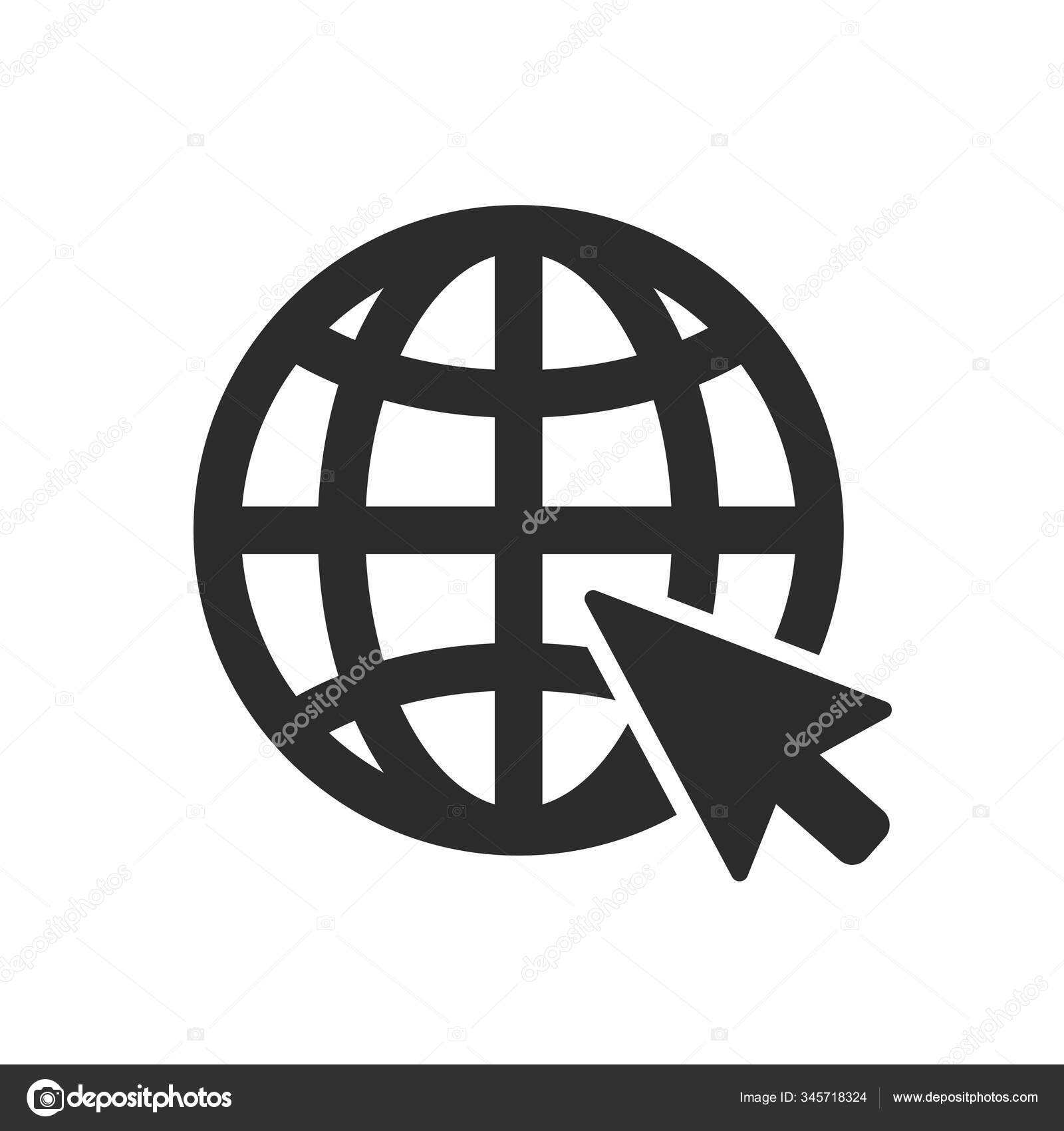 Icono del sitio web. Vector www icono Vector de stock por ©4zeva 345718324