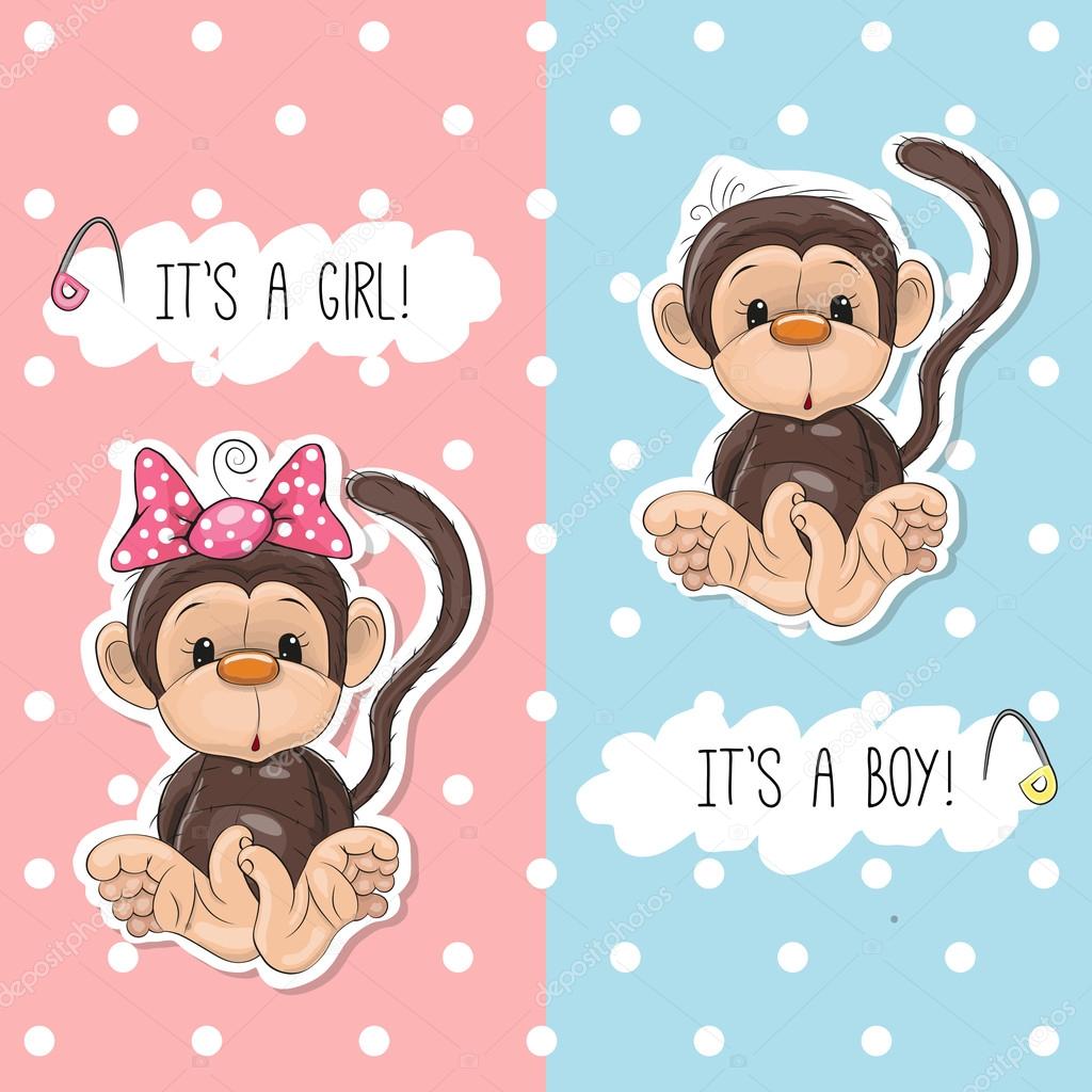 Girl Monkey Clip Art