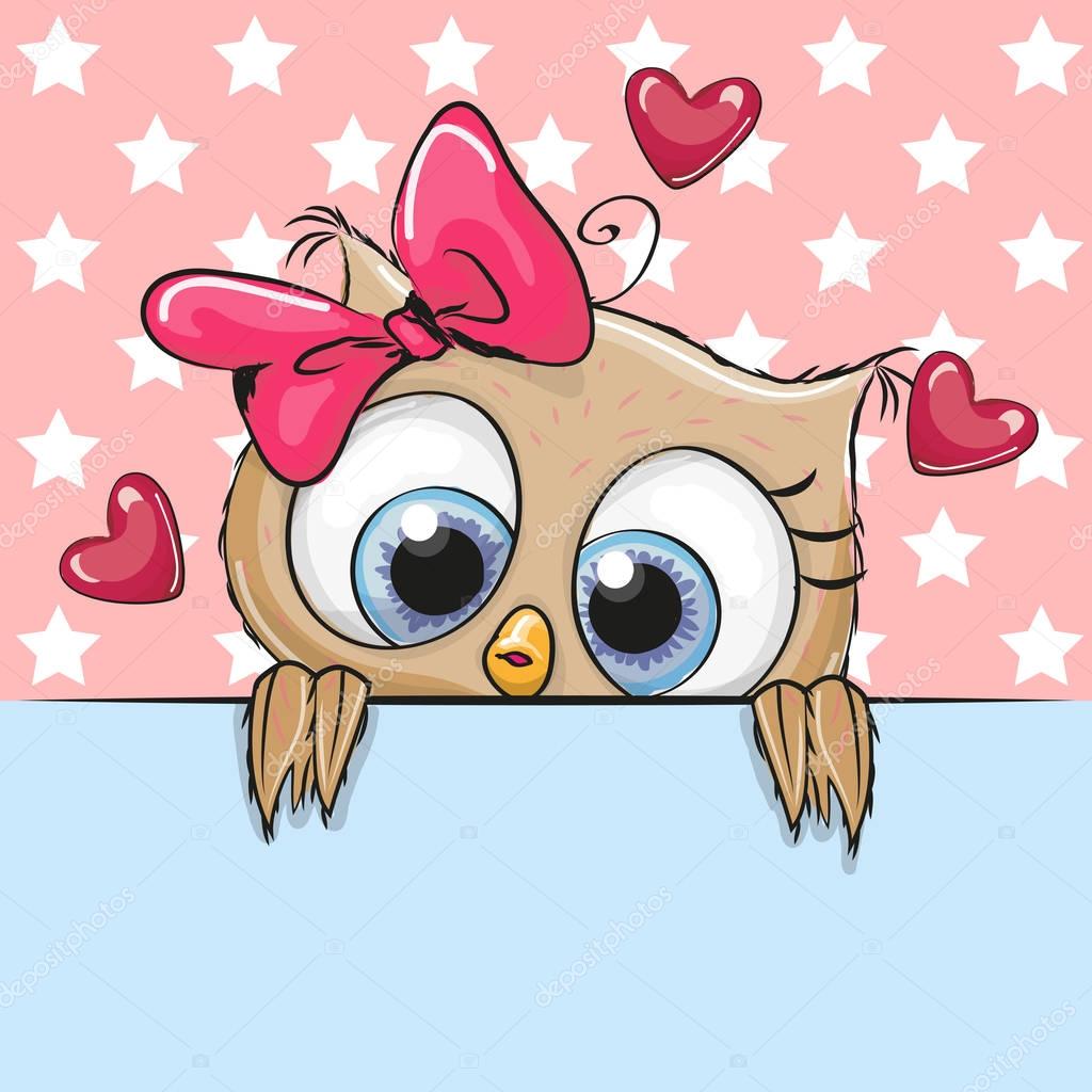 Its A Girl Owl Clip Art