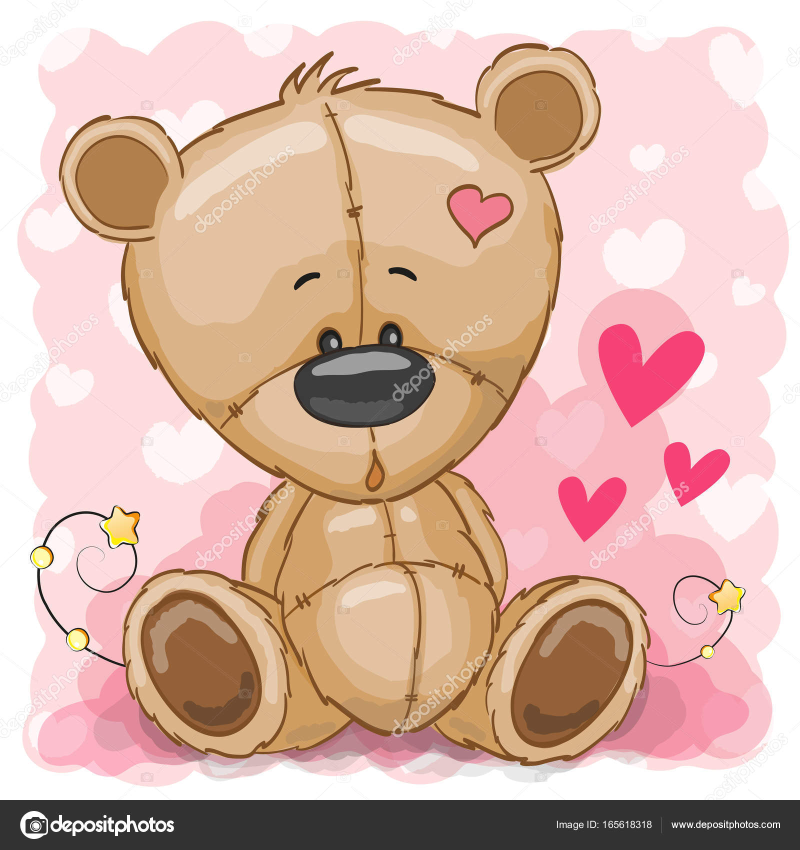 Glad Bamse Tegning Krympeplast Med Vedhæng 79,95 Se Kreative Sæt