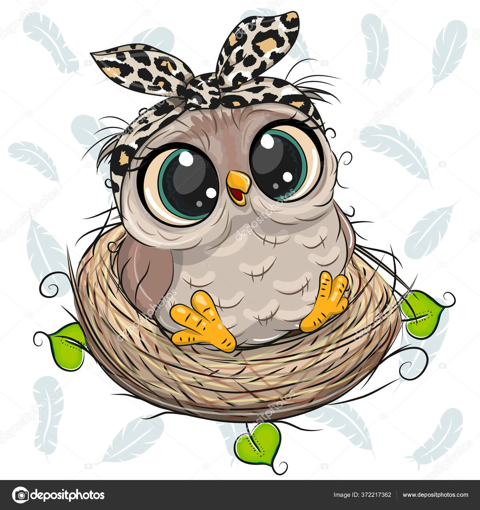 Lindos Fondos De Dibujos Animados De Búhos Lindo Búho De Dibujos