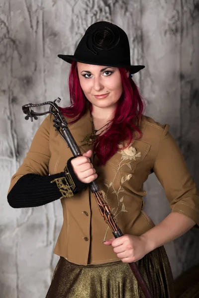 Steampunk female warrior Stock Photos, Royalty Free Steampunk female ...