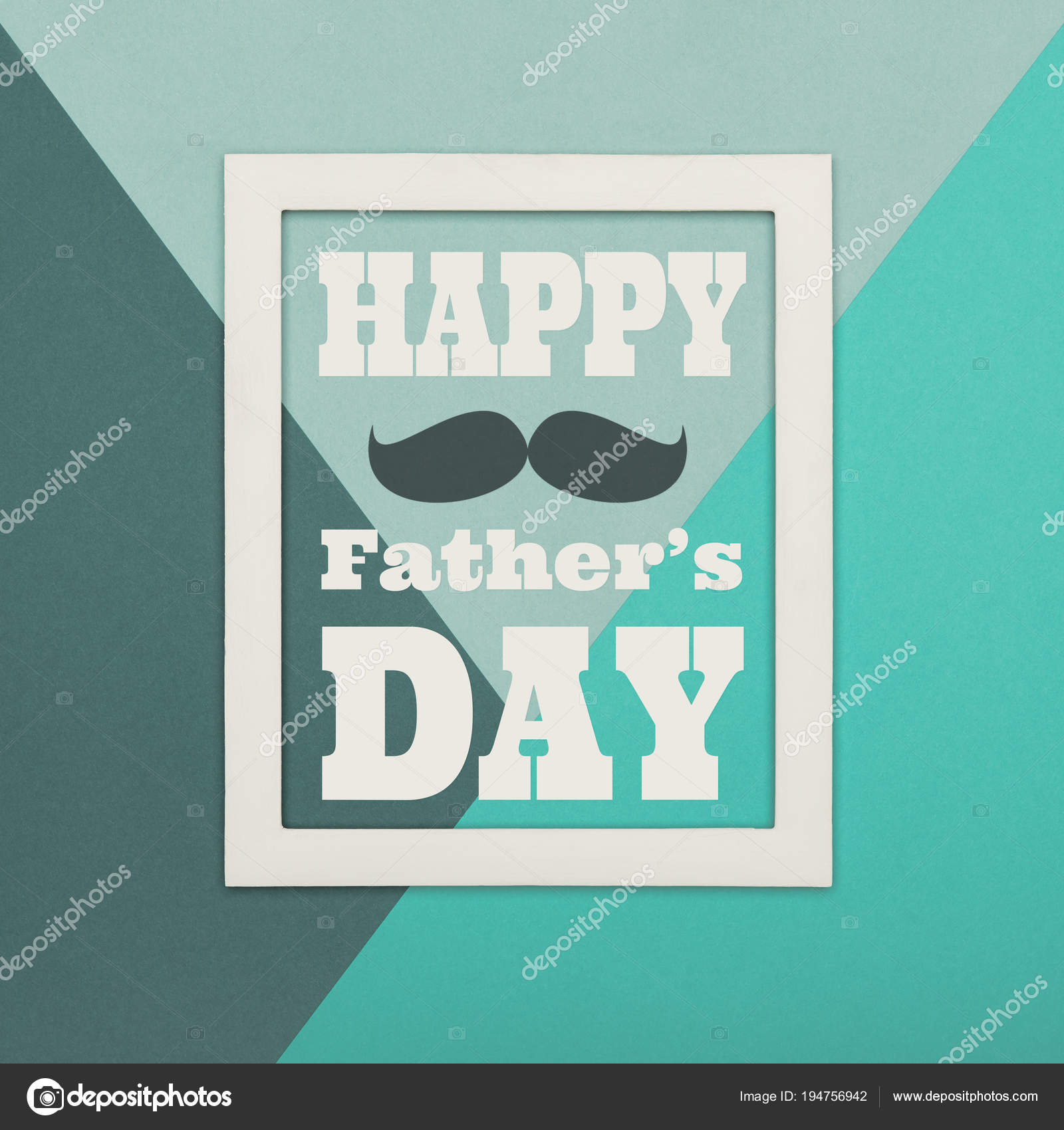 Happy Father's Day Abstract Multicoloured Paper Texture Minimalism ...