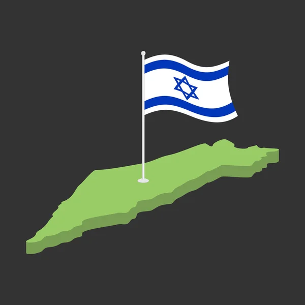 Israeli map Vector Art Stock Images | Depositphotos
