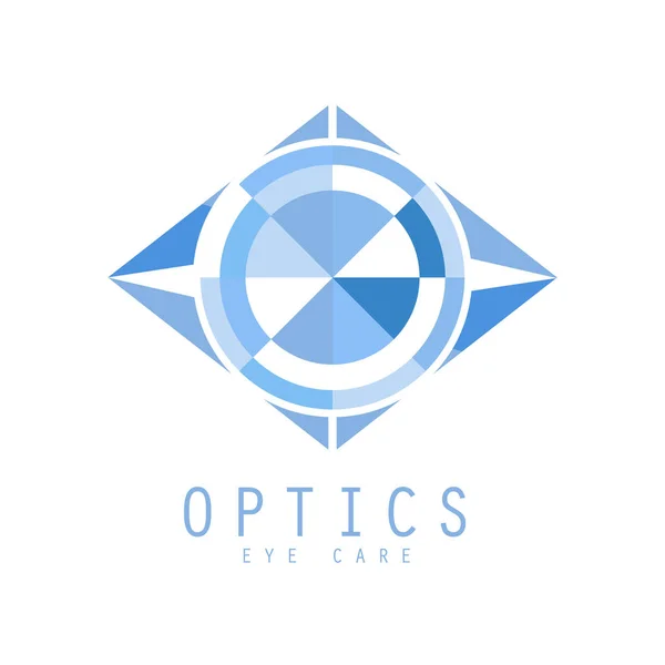 Optics logo symbol, oculist sign vector Illustration Stock Vector Image ...