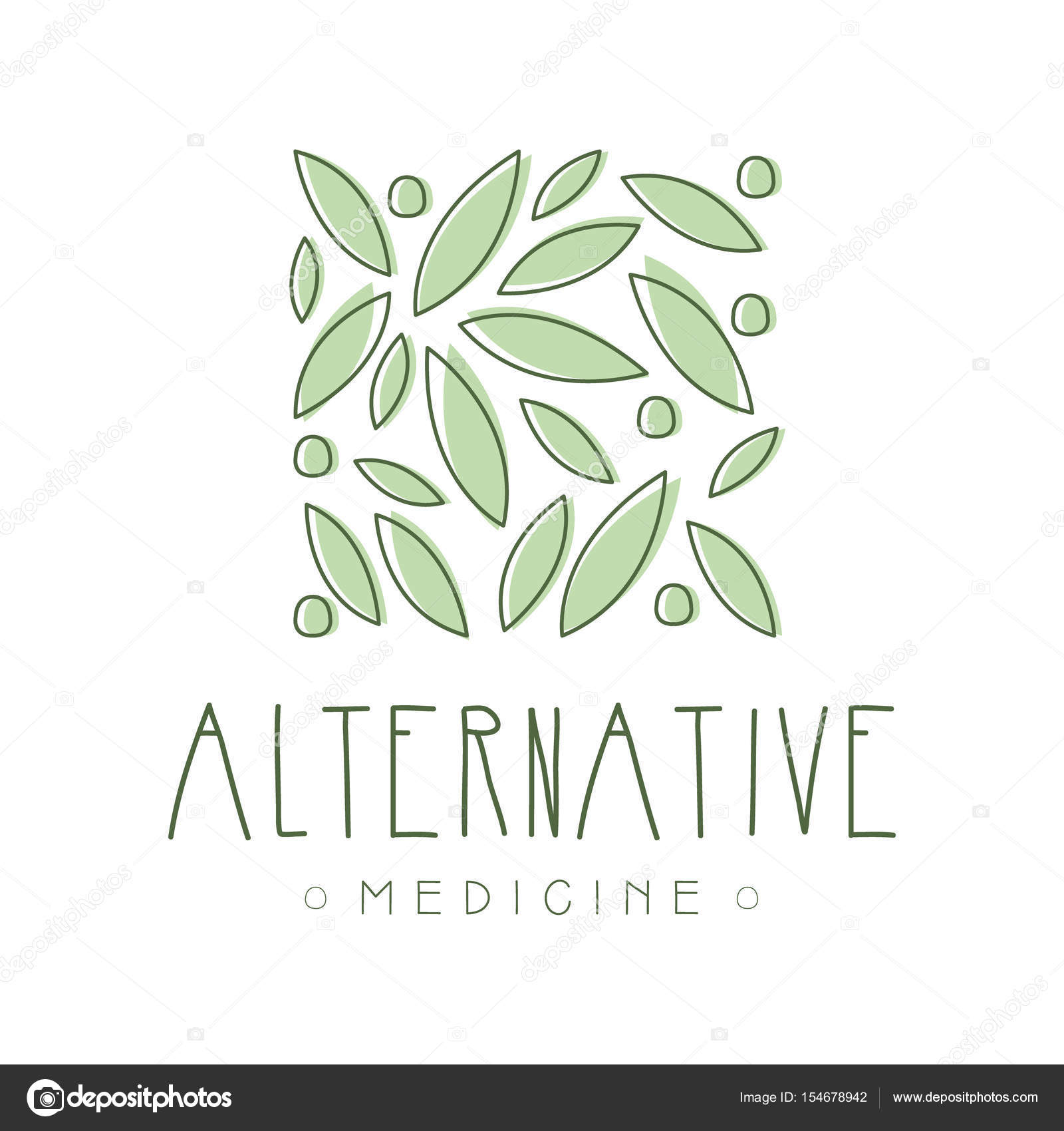 Alternative Medizin logo symbol vektor illustration - Vektorgrafik ...