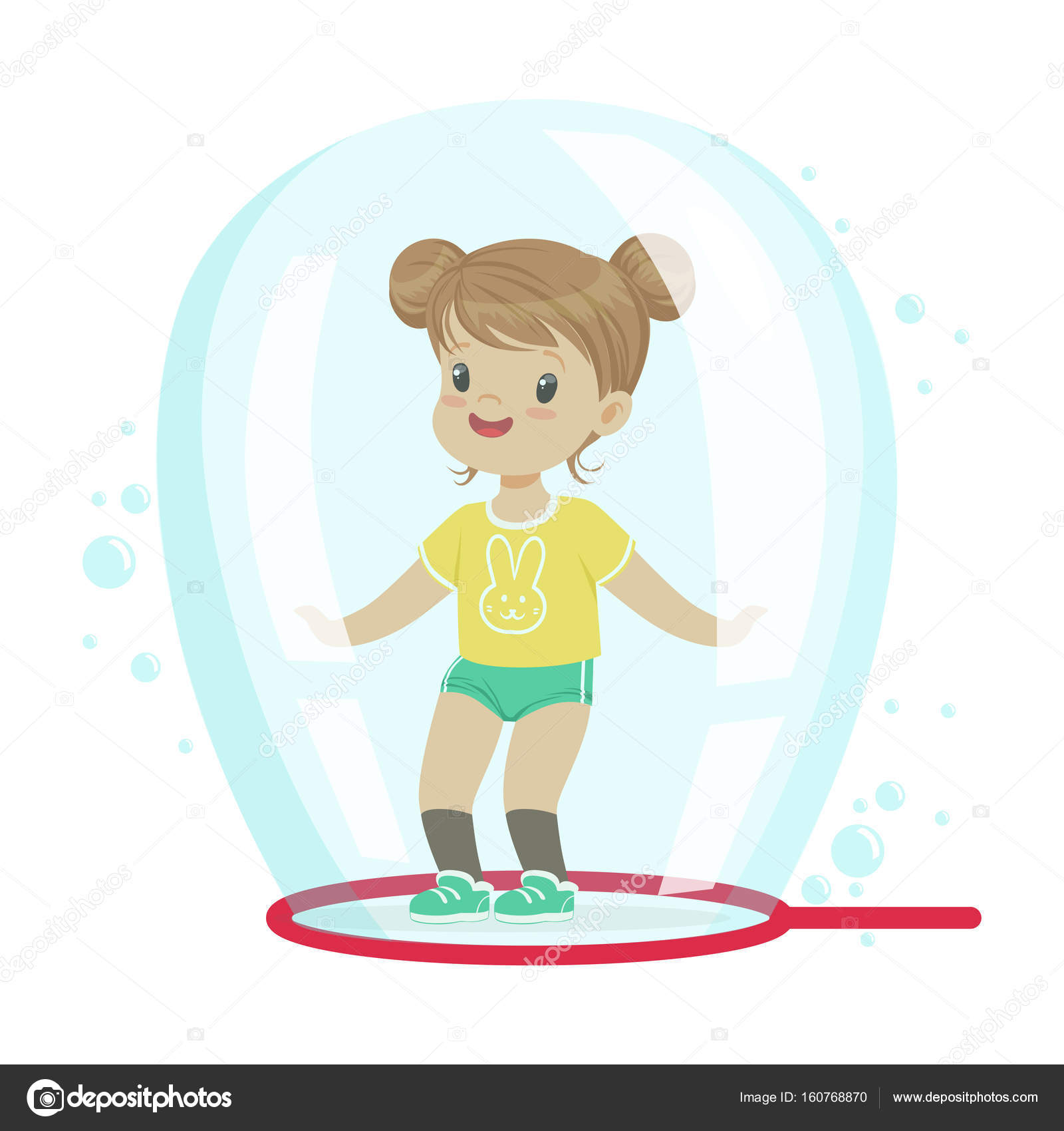 Girl standing inside soap bubble Stock Vector Image by ©TopVectors ... Girl standing inside soap bubble Stock Vector Image by ©TopVectors ...