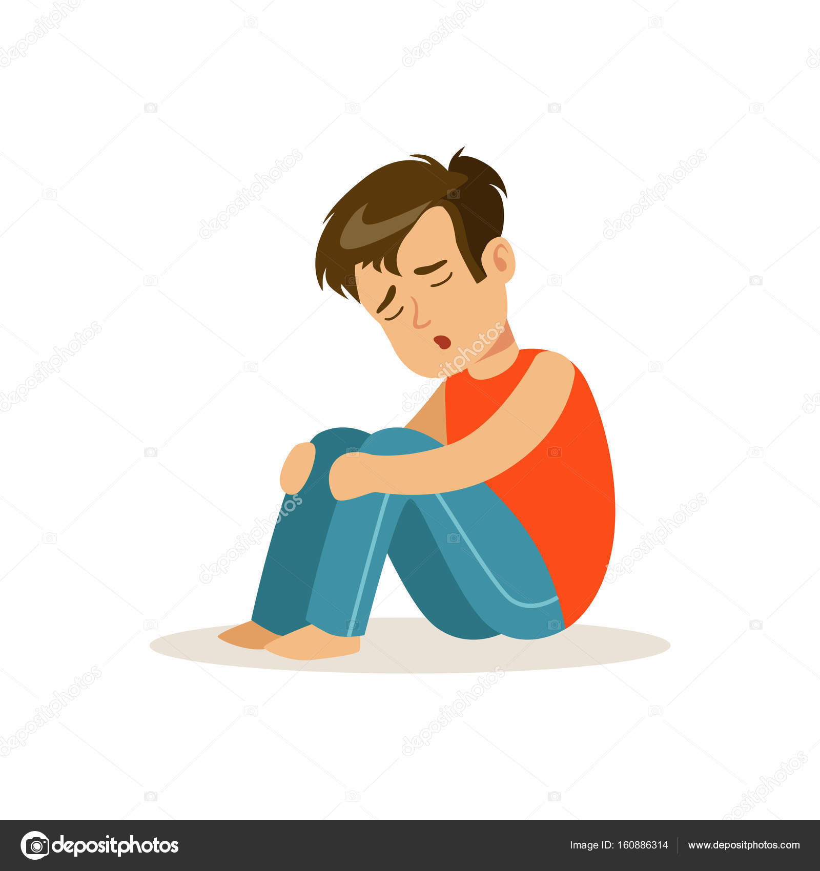 Frustrated sad boy character Stock Vector Image by ©TopVectors #160886314 Frustrated sad boy character Stock Vector Image by ©TopVectors #160886314