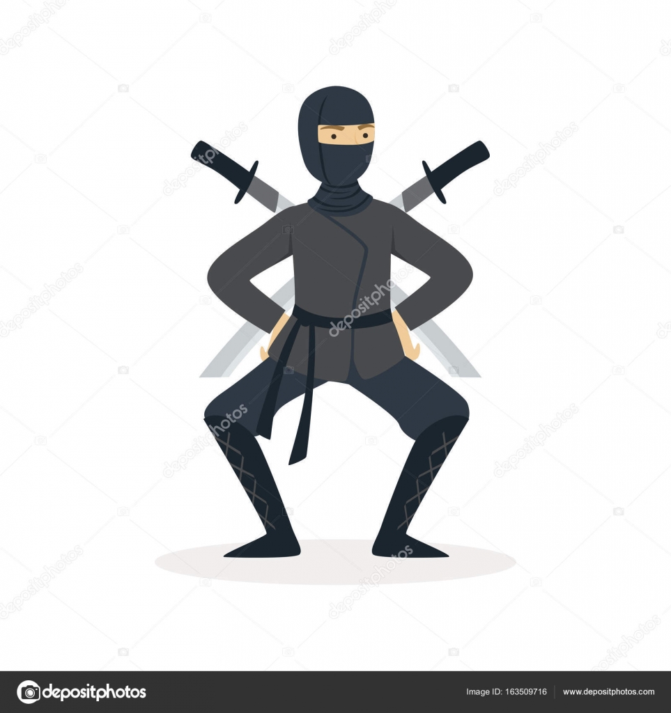 Ninja assassin character Stock Vector by ©TopVectors 163509716