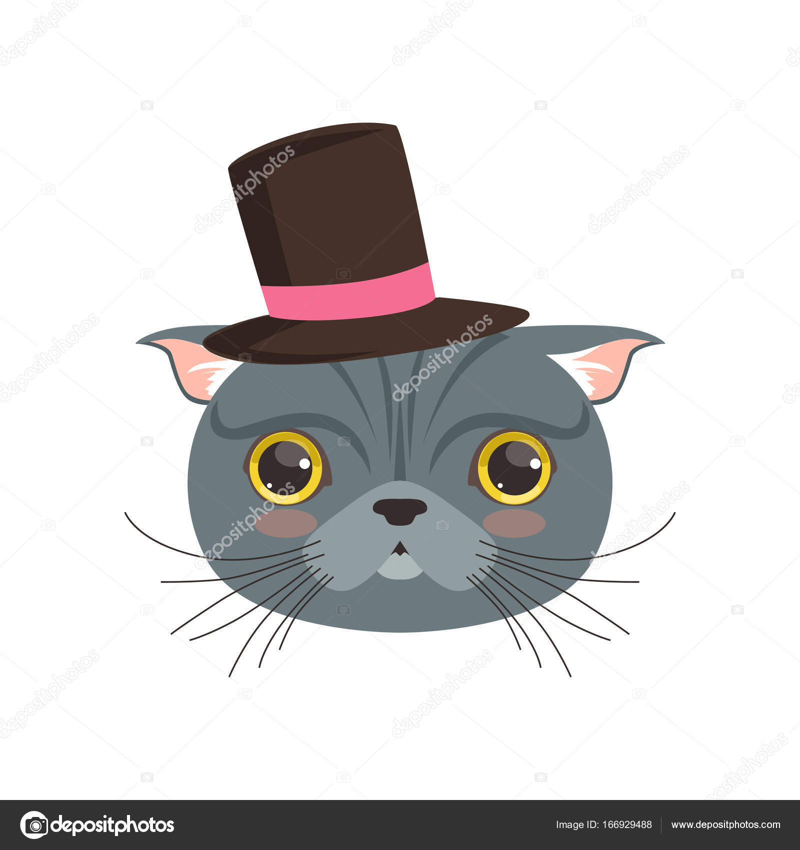 Cute british cat Stock Vector by ©TopVectors 166929488