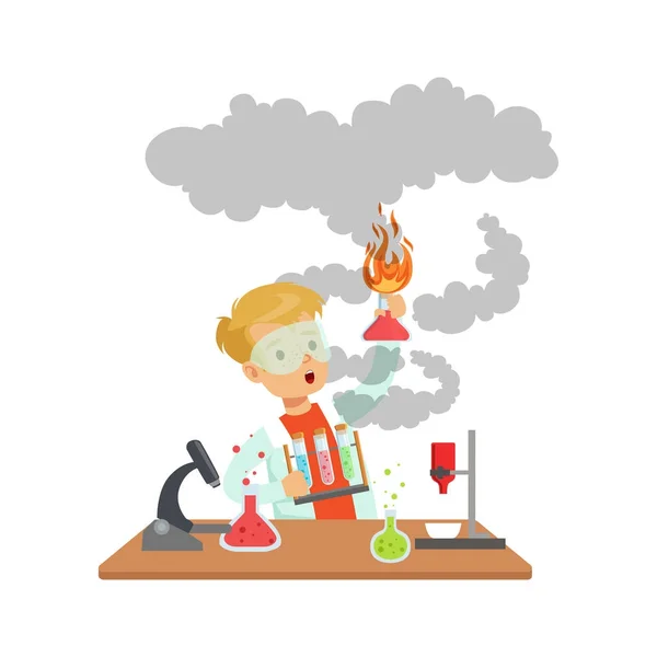 Lab explosion cartoon Vector Images | Depositphotos