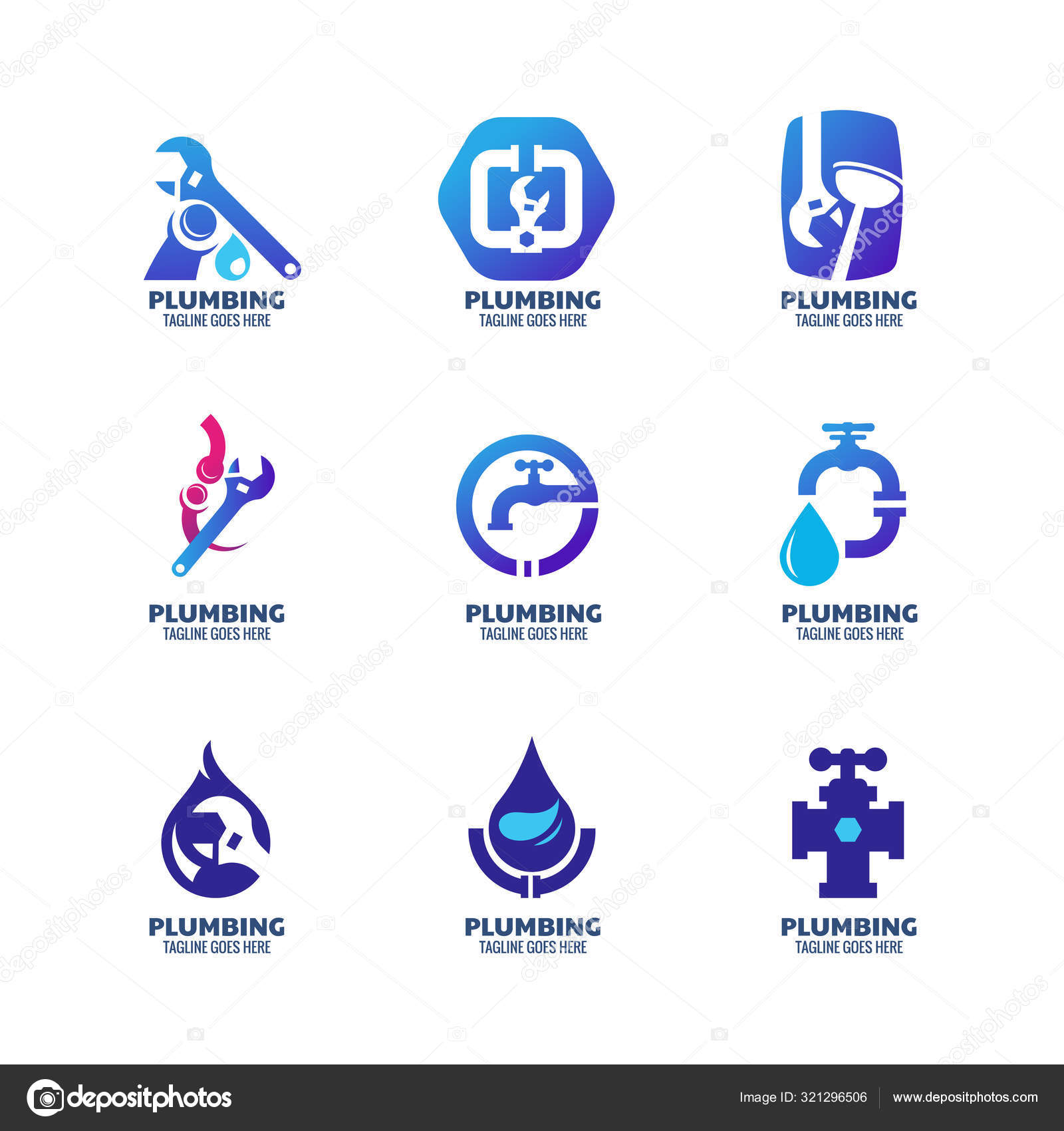 Plumbing Logos Design