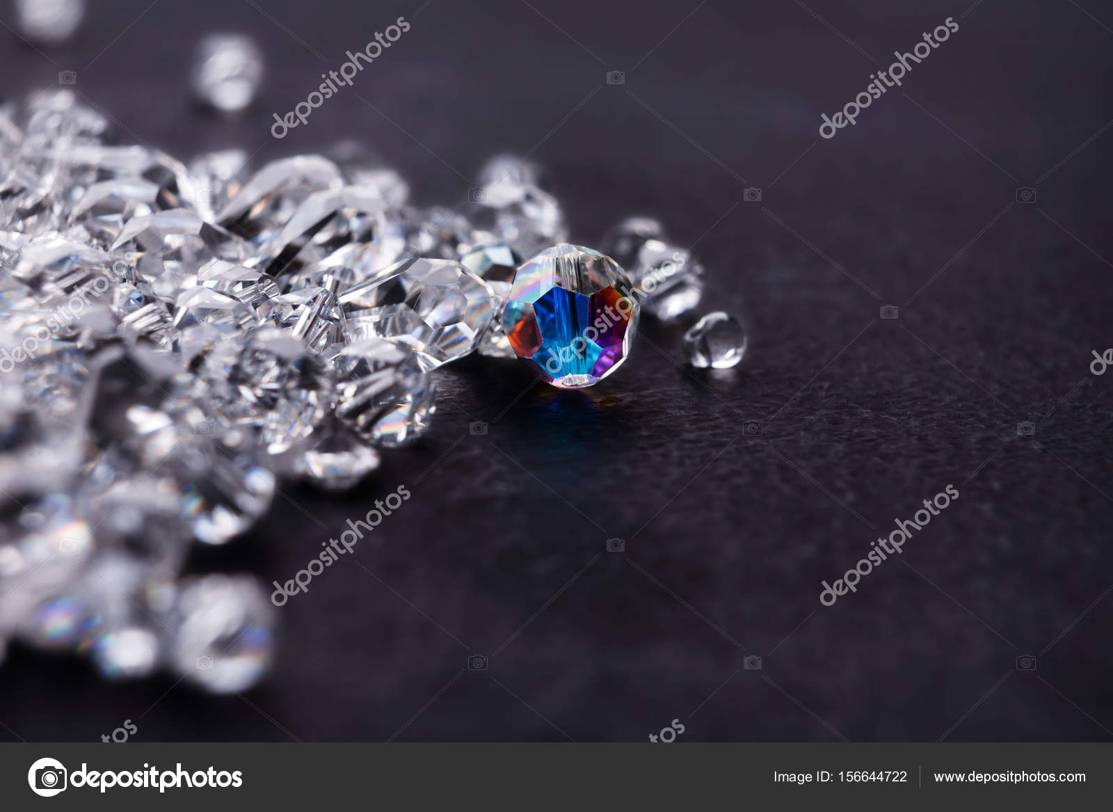 Beautiful diamonds on black background Stock Photo by ©Milkos 156644722