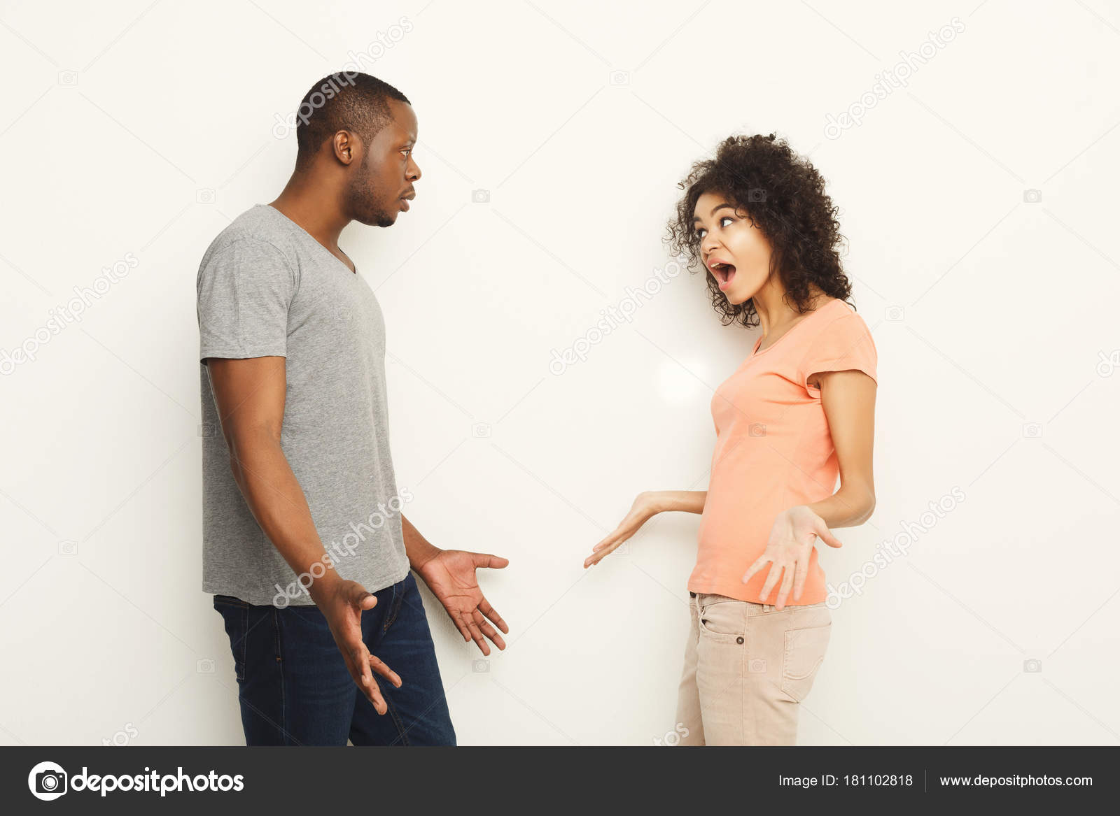 Break up, angry couple shouting at each other Stock Photo by ©Milkos ...
