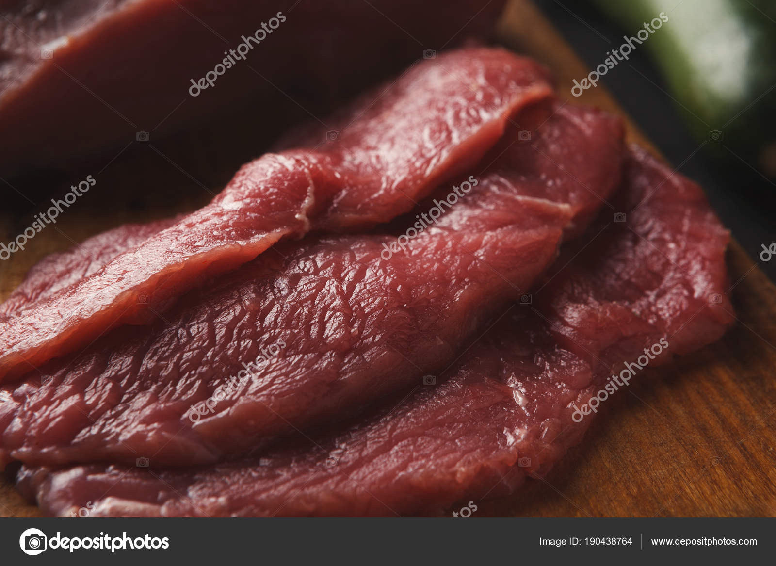Raw beef filet mignon steaks on wooden board Stock Photo by ©Milkos ...