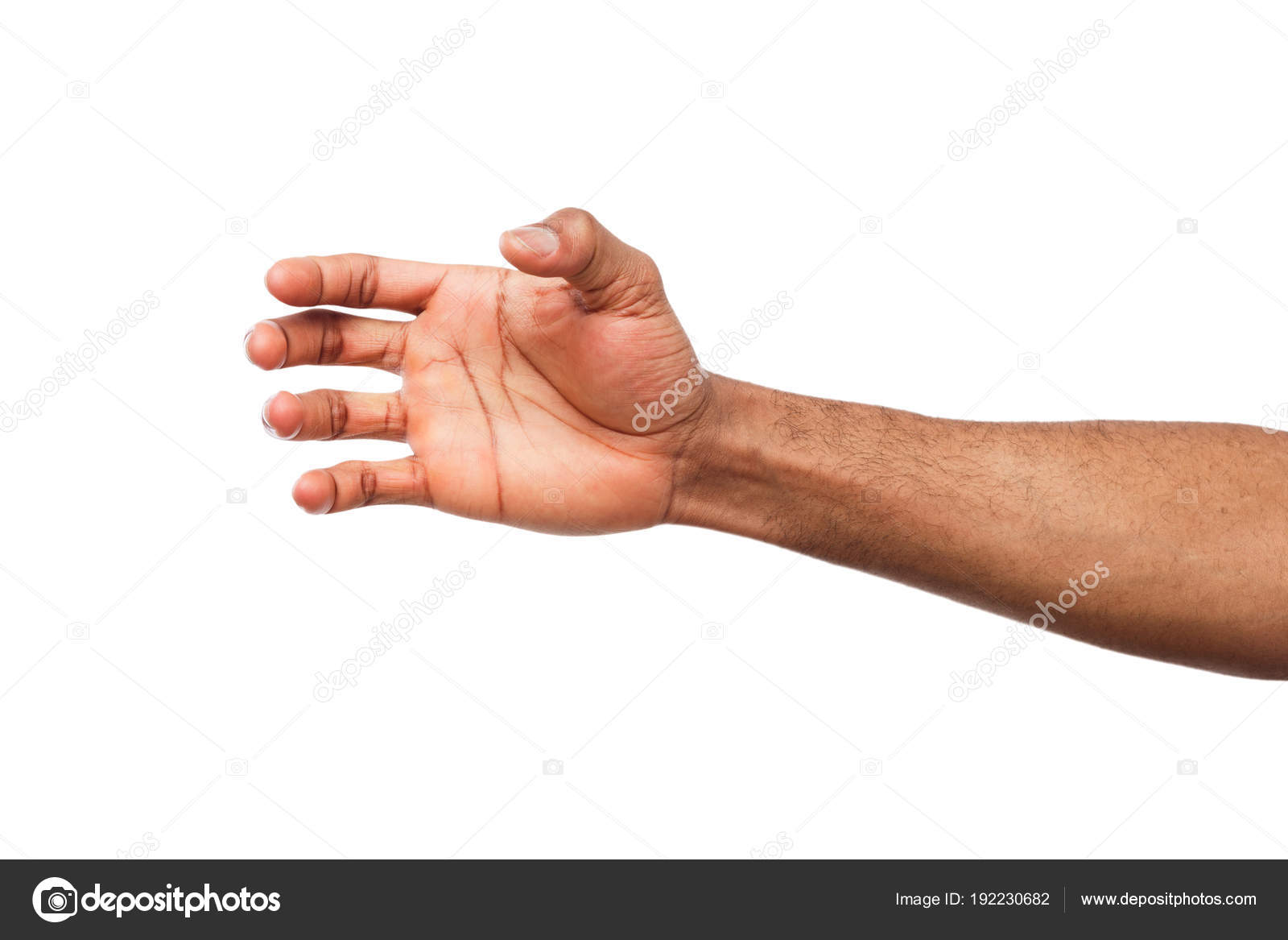 African American Hand Holding