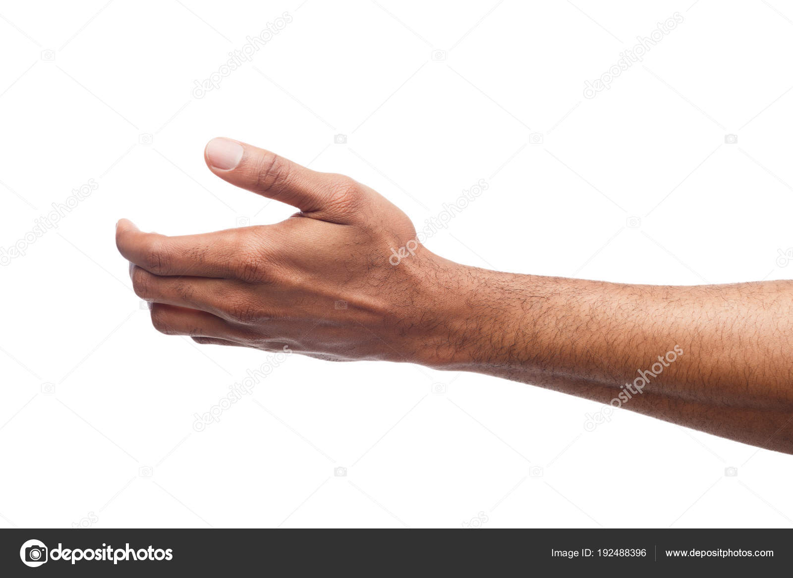 African American Hand Holding