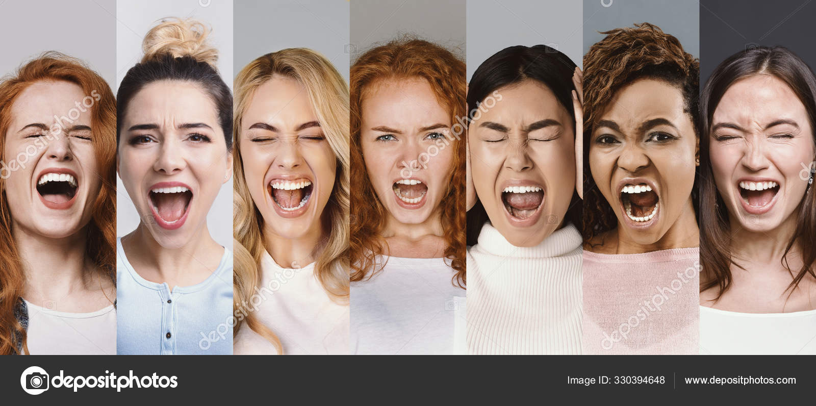 Group Of People Shouting