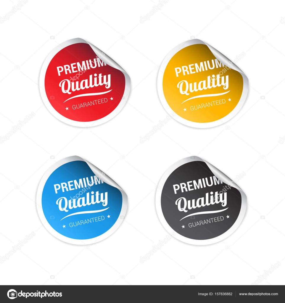Premium Quality Stickers Stock Vector by ©alegretgrafic 157836882