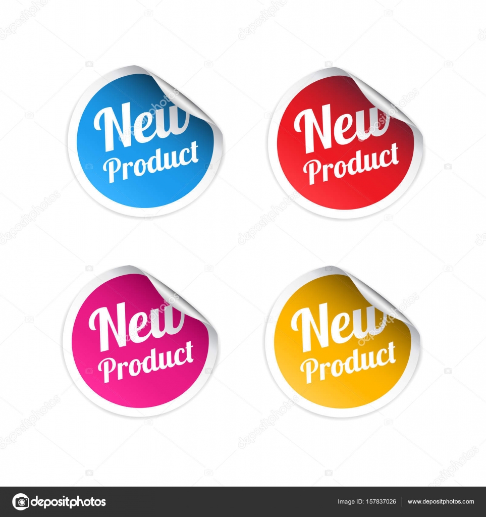 New Product Stickers Stock Vector Image by ©alegretgrafic #157837026