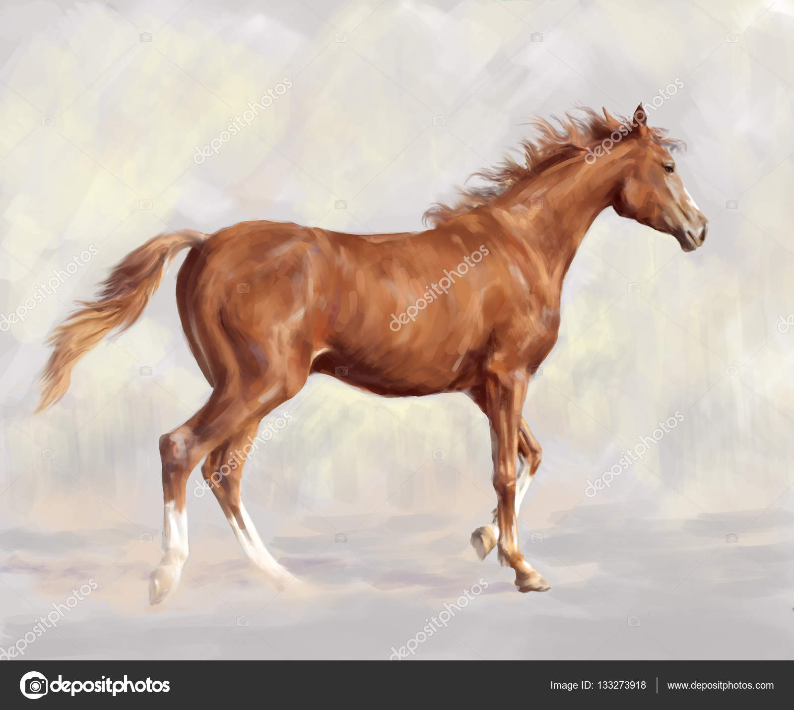 Light Chestnut Horse
