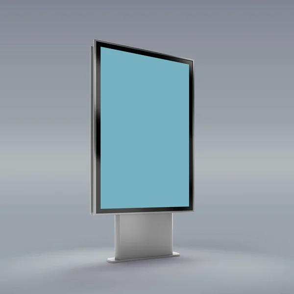 Black vertical turned monitor mockup white background. Stock Photo by ...