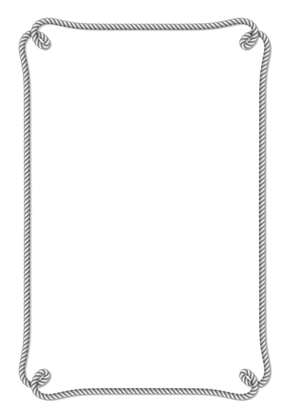 Rope border — Stock Vector © artshock #21611437