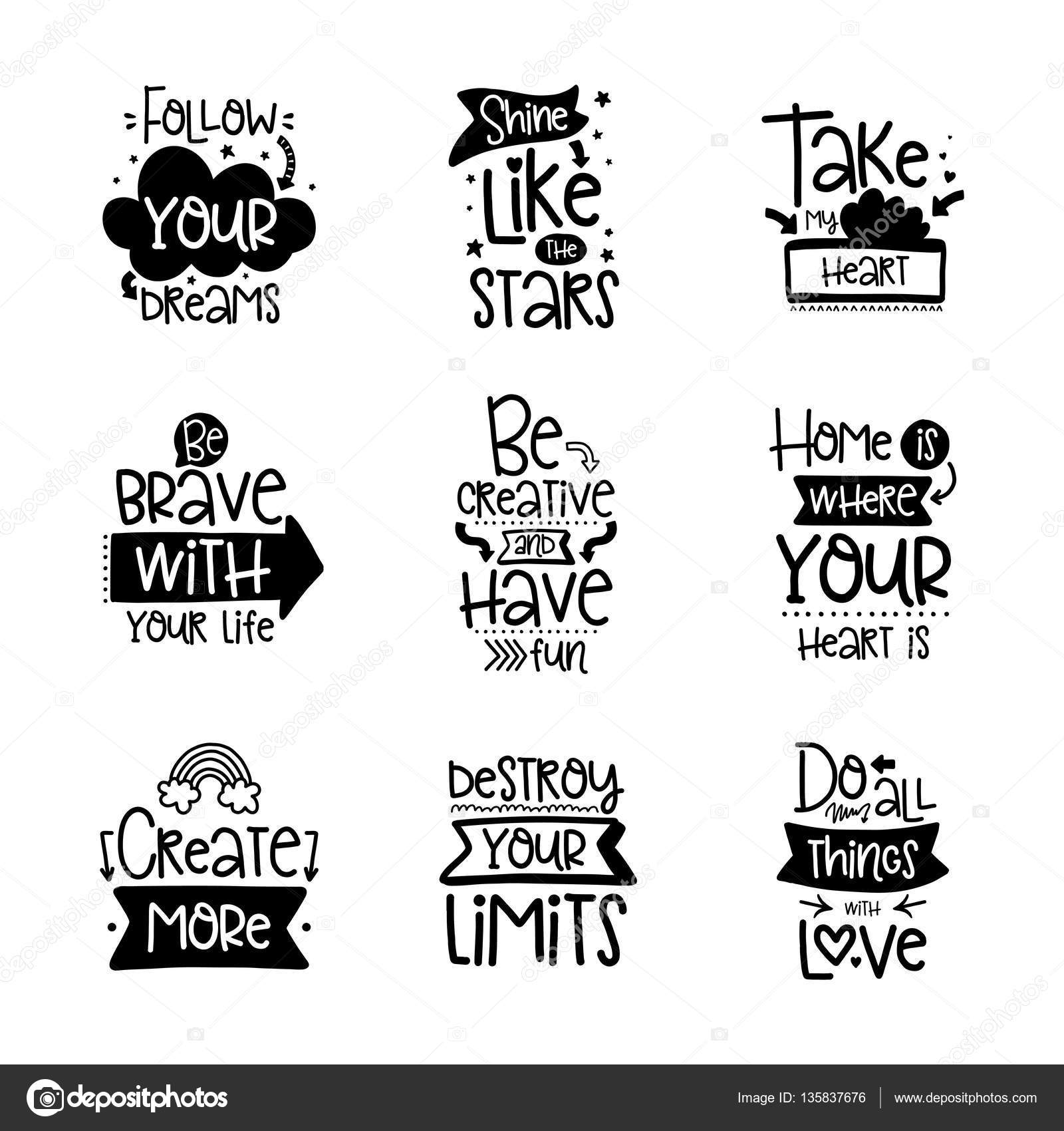 Vector calligraphy with decor elements Stock Vector Image by ©Qilli ...