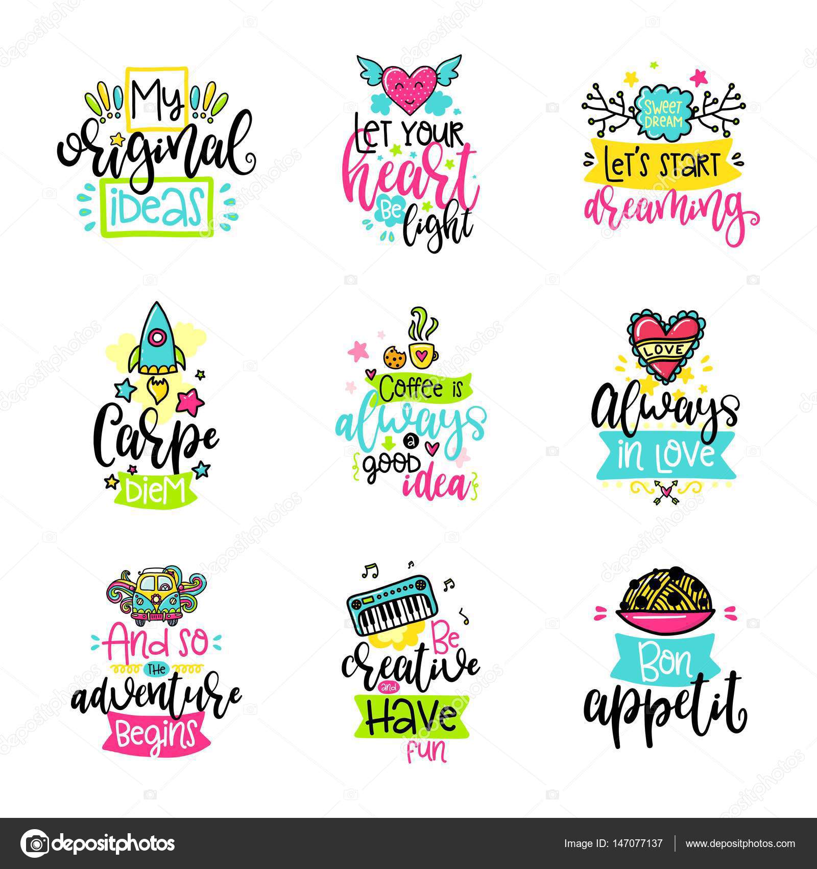 Vector calligraphy with decor elements Stock Vector Image by ©Qilli ...