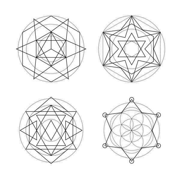 Sacred geometry set — Stock Vector © mooo #118638480